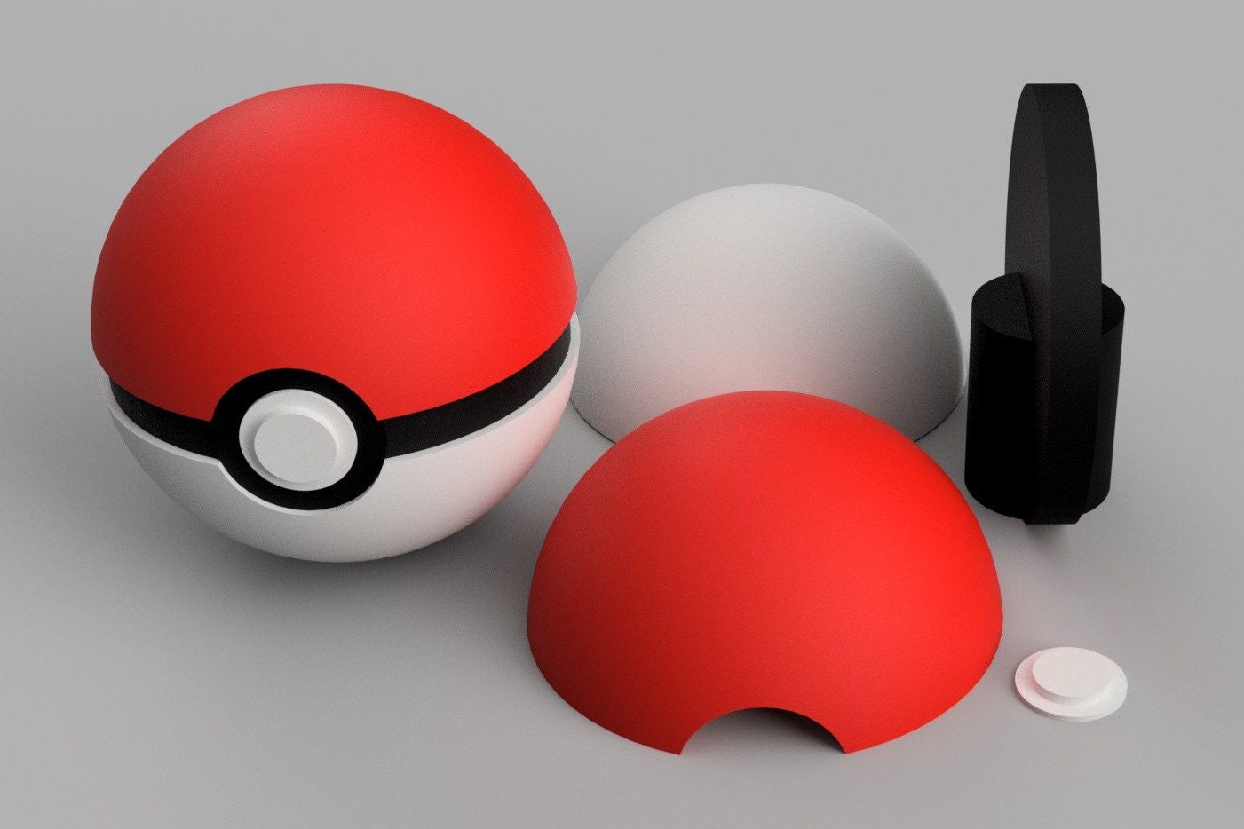 Pokeball Bundle STL 3D Print File With Pokeball, Great Ball, Ultra Ball ...