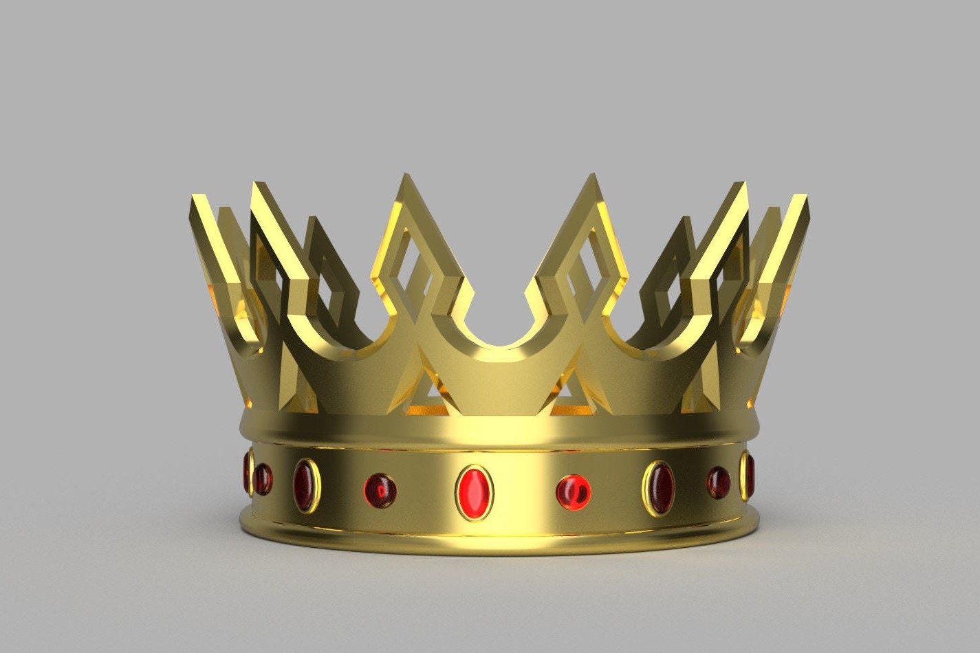 Kings Crown STL 3D Print File - Etsy