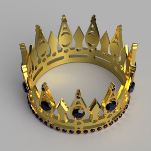 Queens Crown STL 3D Print File - Etsy