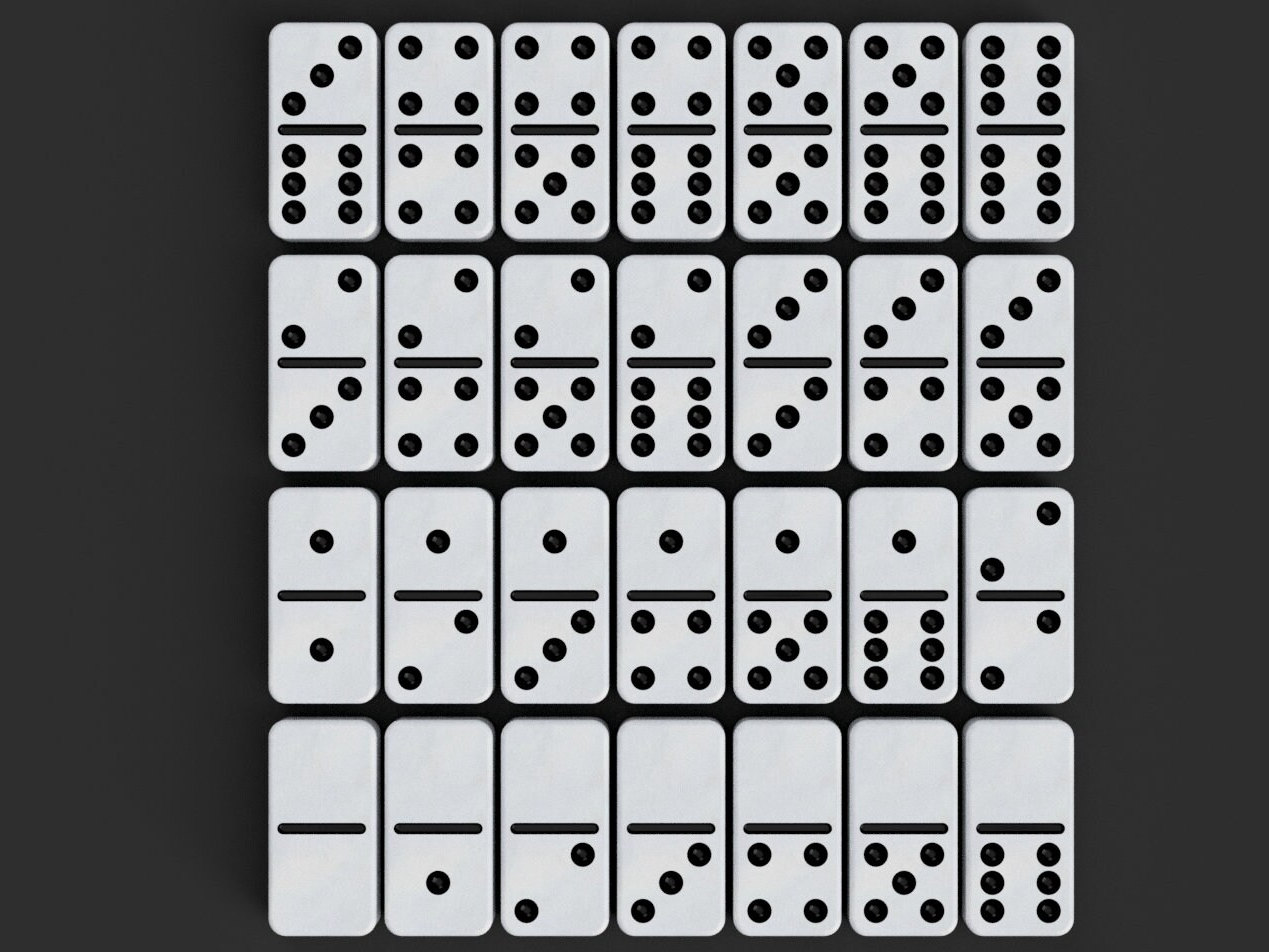 Domino Set STL 3D Print File - Etsy