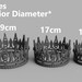 King and Queen Crowns STL 3D Print File - Etsy
