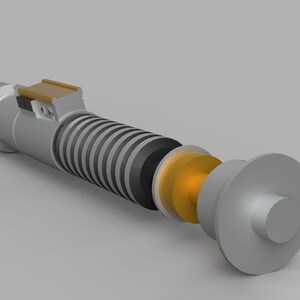 Lukes Lightsaber STL 3D Print File - Etsy