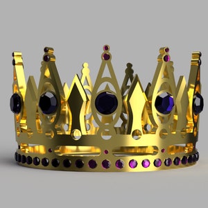 Queens Crown STL 3D Print File - Etsy