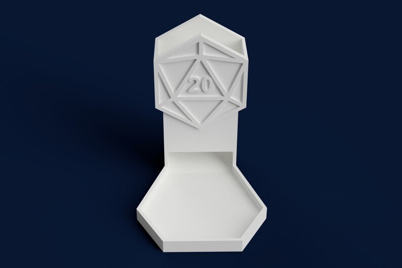 D20 Hexagon Dice Tower STL 3D Print File - Etsy