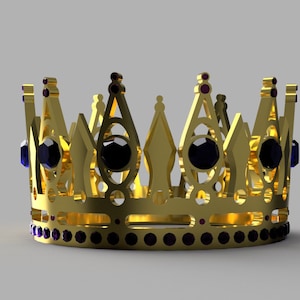 Queens Crown STL 3D Print File - Etsy