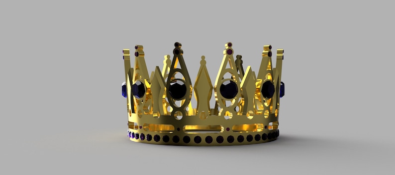 Queens Crown STL 3D Print File - Etsy