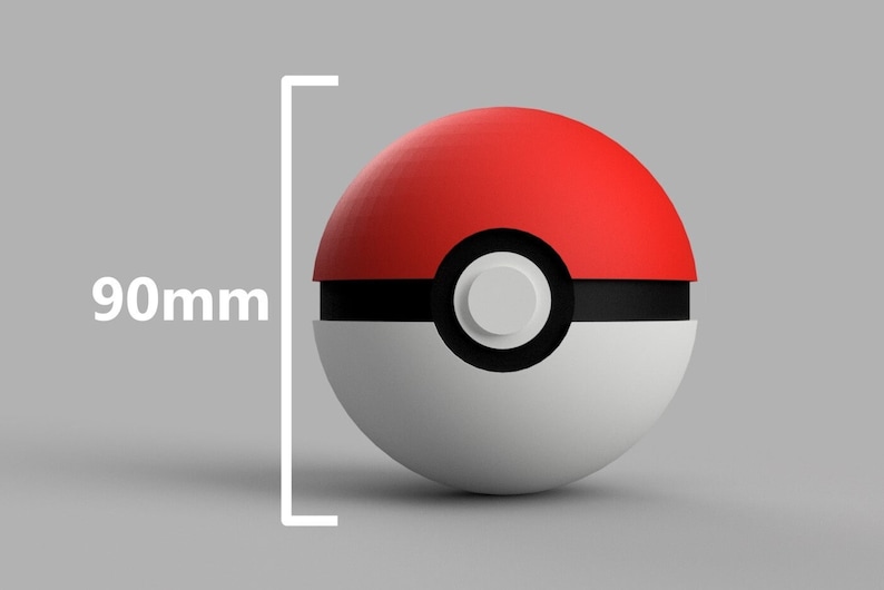 Pokeball Bundle STL 3D Print File With Pokeball, Great Ball, Ultra Ball ...