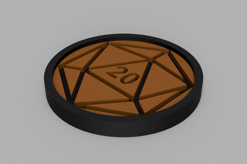 DND Coasters STL 3D Print File - Etsy