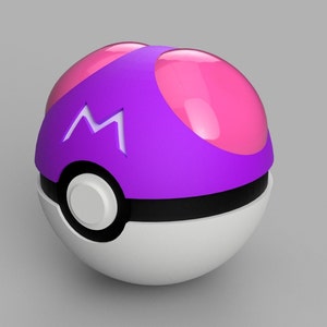 Pokemon Master Ball 3D Print File STL - Etsy