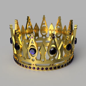 Queens Crown STL 3D Print File - Etsy
