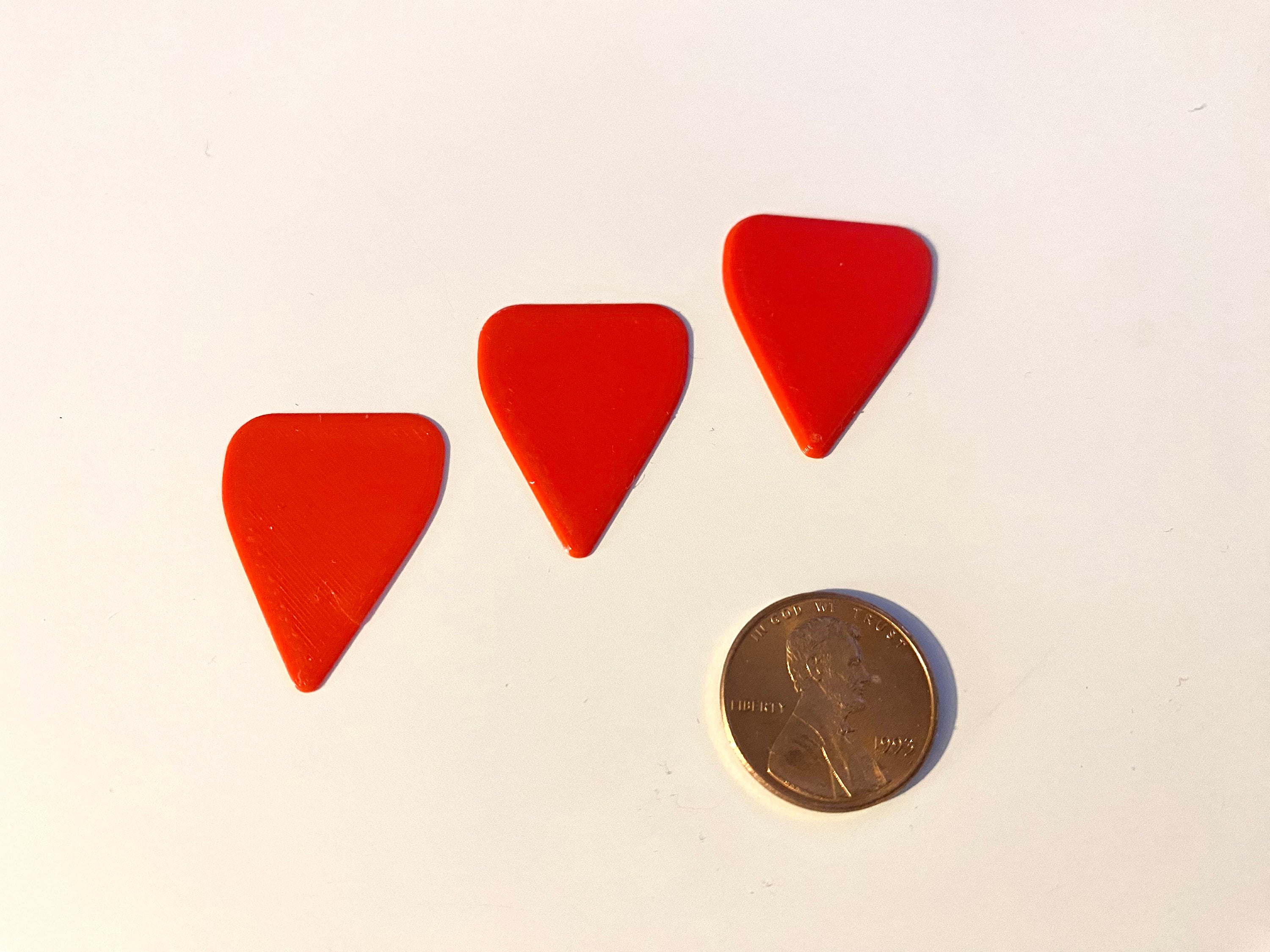 Guitar Picks 3D Print File 3 Sizes 1.0MM 0.7 MM 0.5MM - Etsy