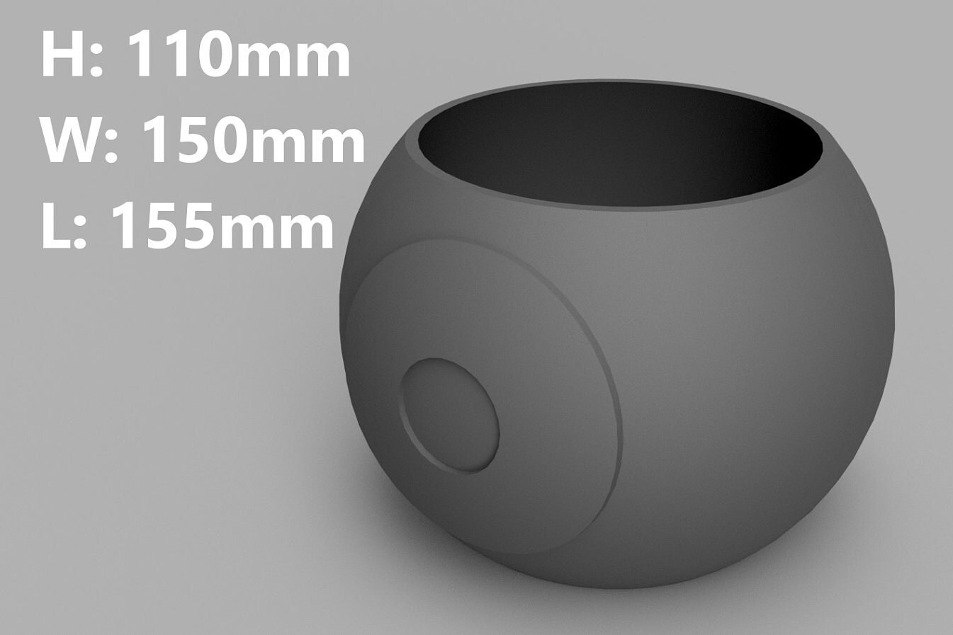 Eyeball Side Dish STL 3D Print File - Etsy