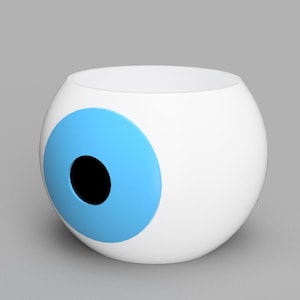 Eyeball Side Dish STL 3D Print File - Etsy