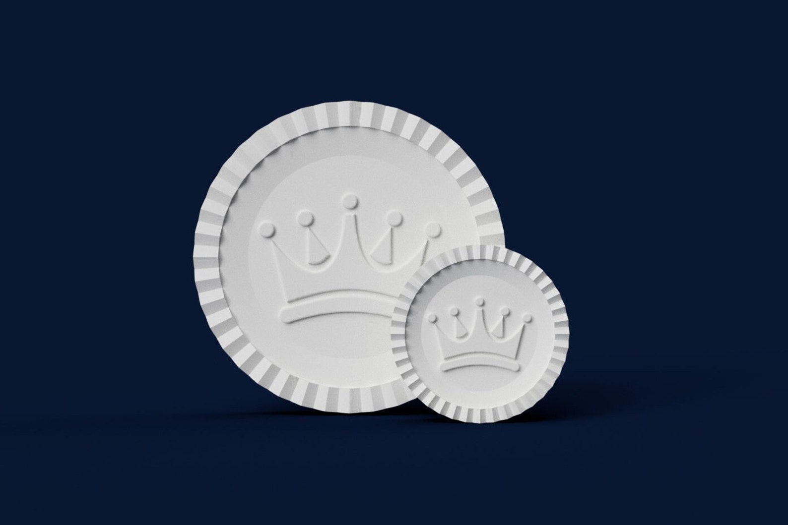 Checkers Set STL 3D Print File Regular and Jumbo Size Board Game ...