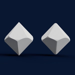 Dnd Dice Set Blank Faces STL 3D Print File - Etsy
