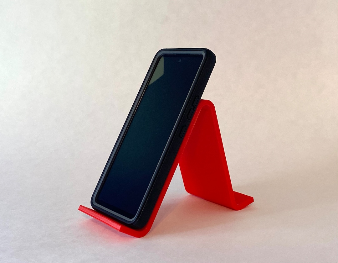 Desktop Phone Stand STL Print File | 2 Angles 4 Positions | 3D Printing ...