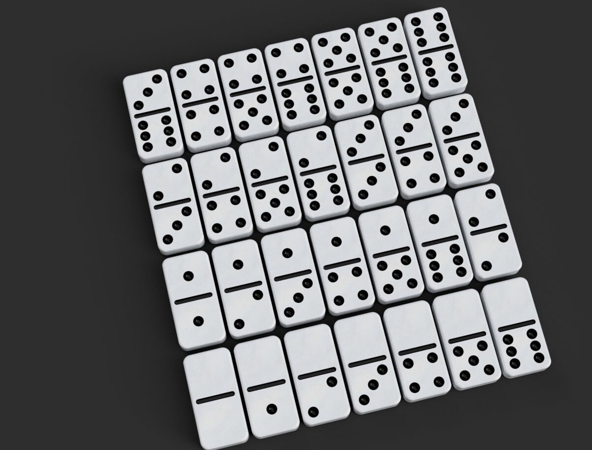 Domino Set STL 3D Print File - Etsy