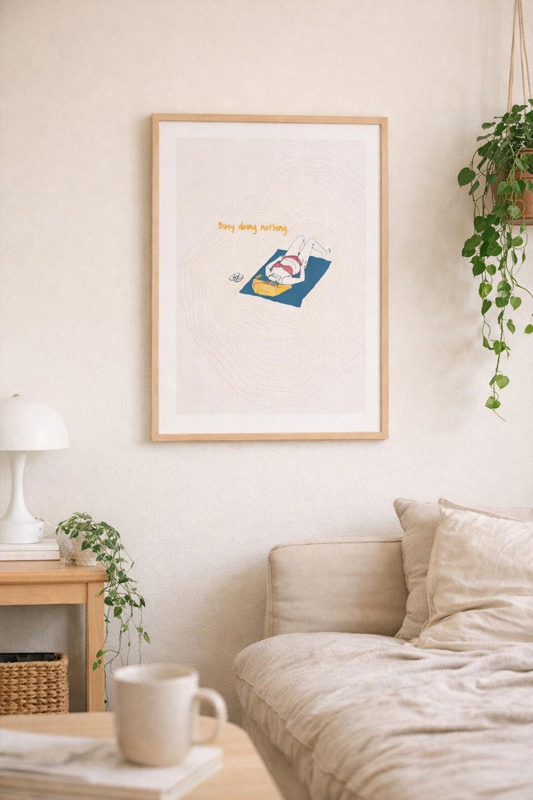 Busy Doing Nothing Wall Art - Etsy