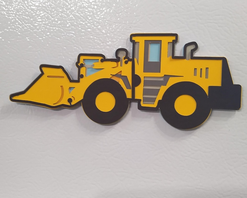 Front Loader TOPPER: Layered Cardstock Cake or Card Embellishments for ...