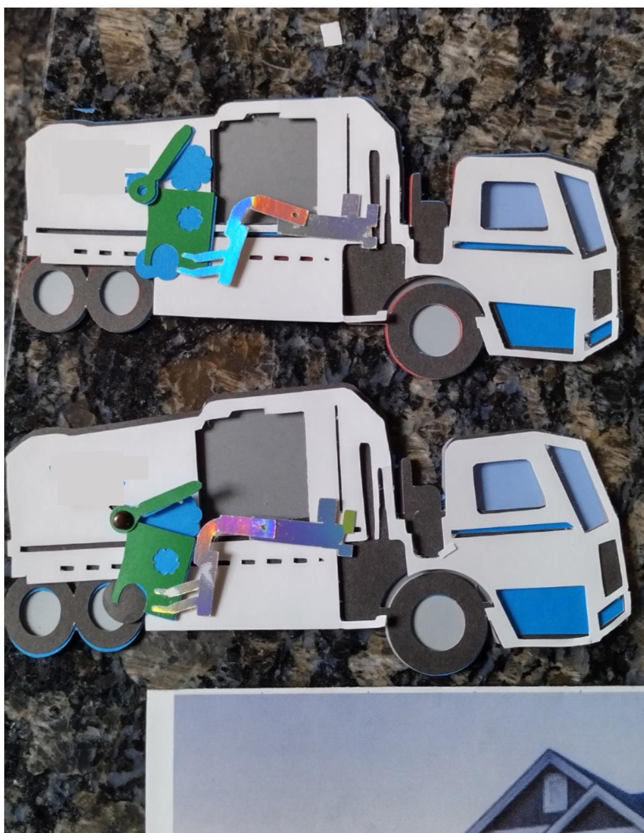 Garbage Truck TOPPER: Confetti Shaker. No Background - Etsy