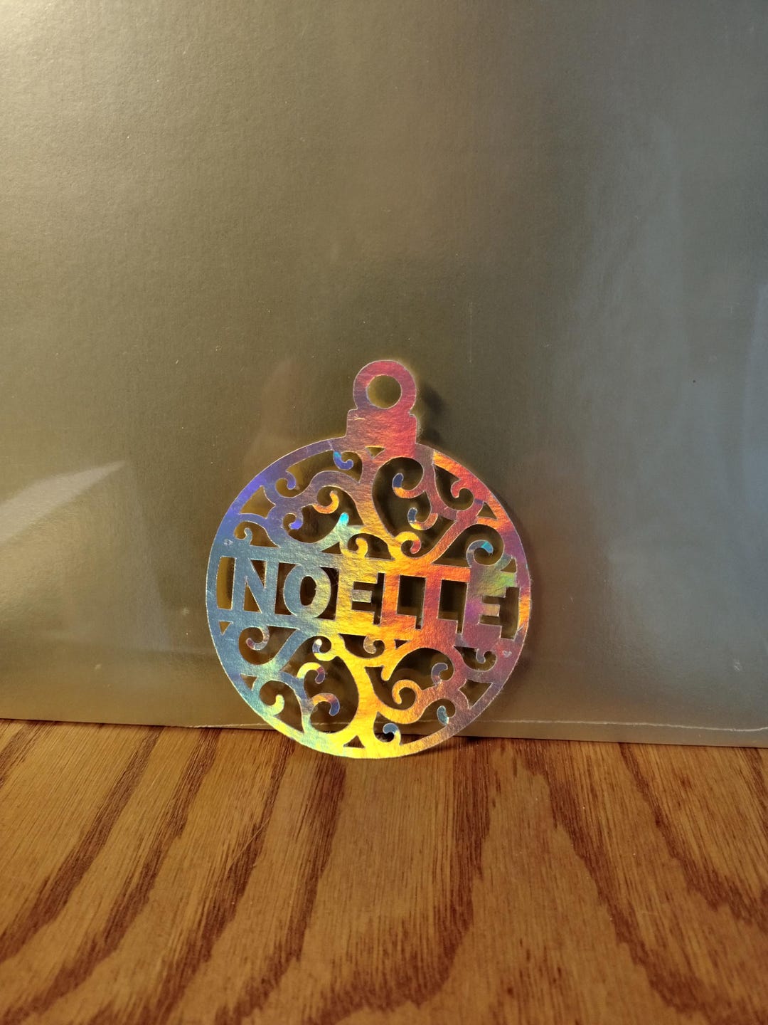 ORNAMENTS 5 Personalized -cardstock Christmas in Colored or Metallic ...