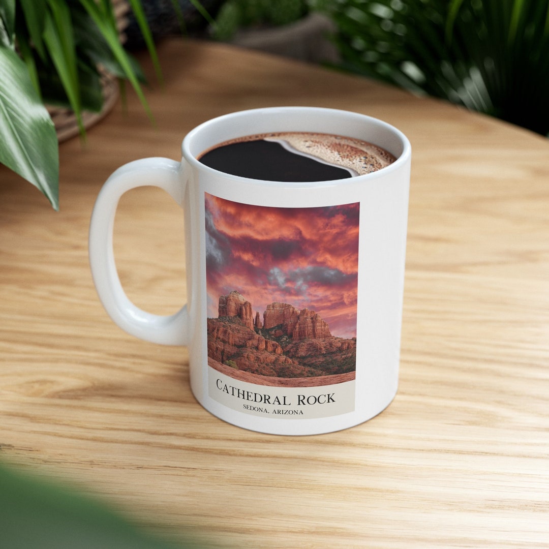 CATHEDRAL ROCK VORTEX Coffee Mug-sedona Arizona-sedona Vortex-coffee ...