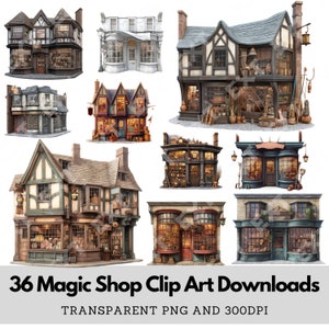 36 Magic Shop Clipart Bundle, Digital Clipart, Commercial Use Clipart ...