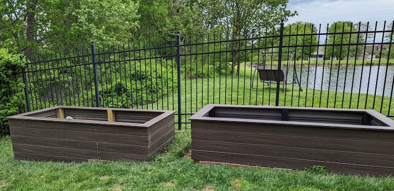 Composite Raised Garden Bed Plans - Etsy