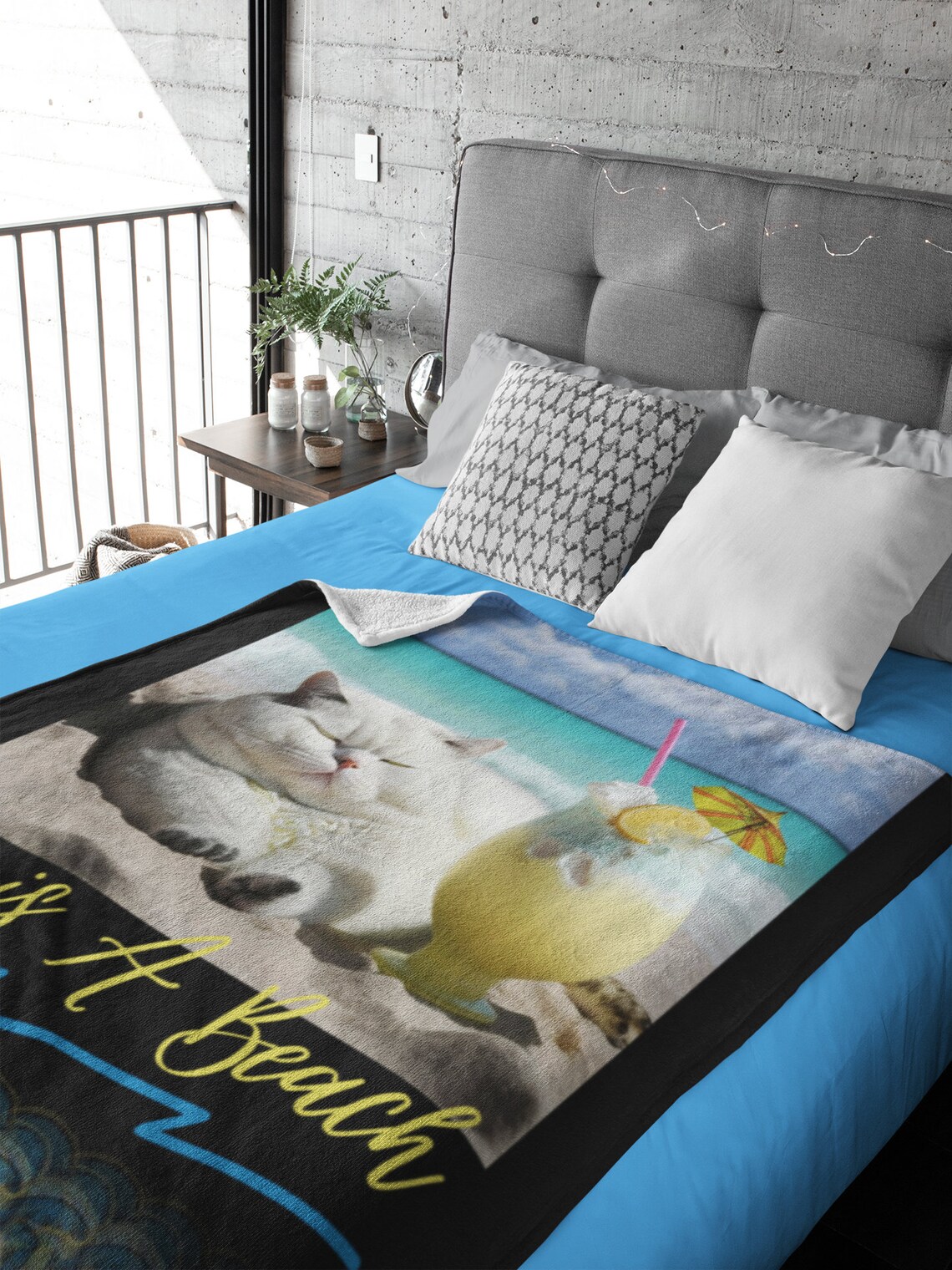 Cute Cat Blanket, Funny Blanket, Cute Throw Blanket, Meme Blanket ...