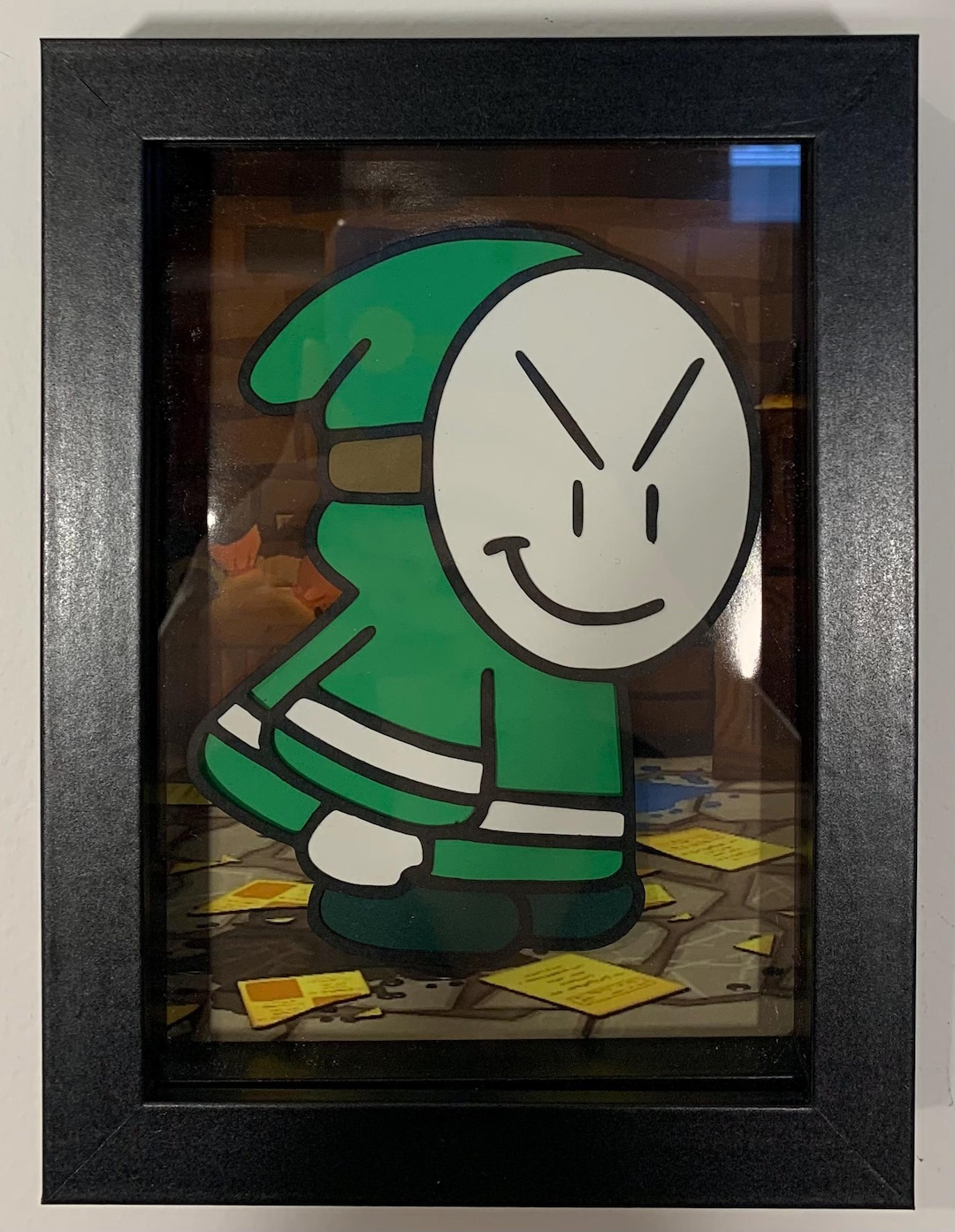 Paper Mario: the Thousand Year Door, Bandy Andy 5x7 Shadowbox - Etsy