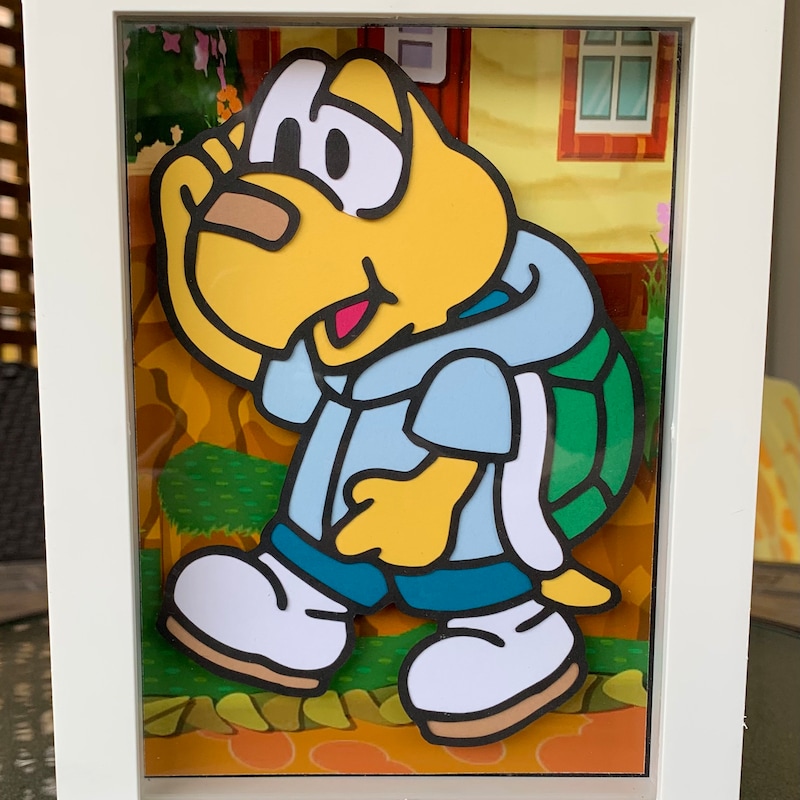 Mario Shadow Box - Etsy