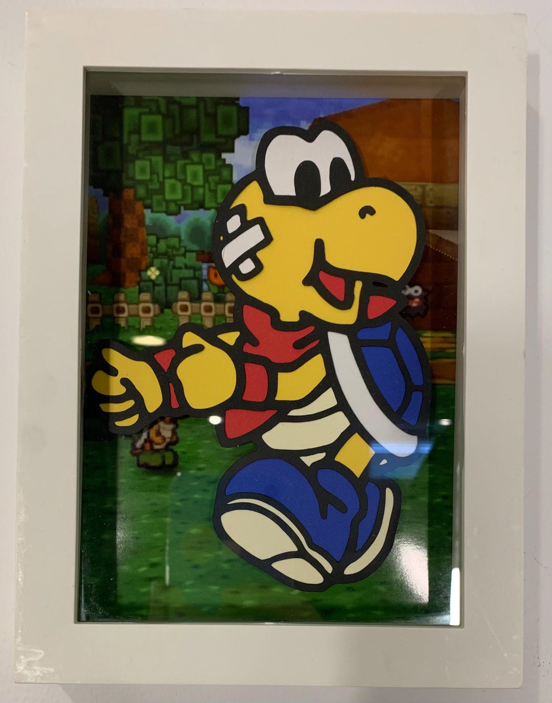 Paper Mario (64), Kooper 5x7 Shadowbox - Etsy