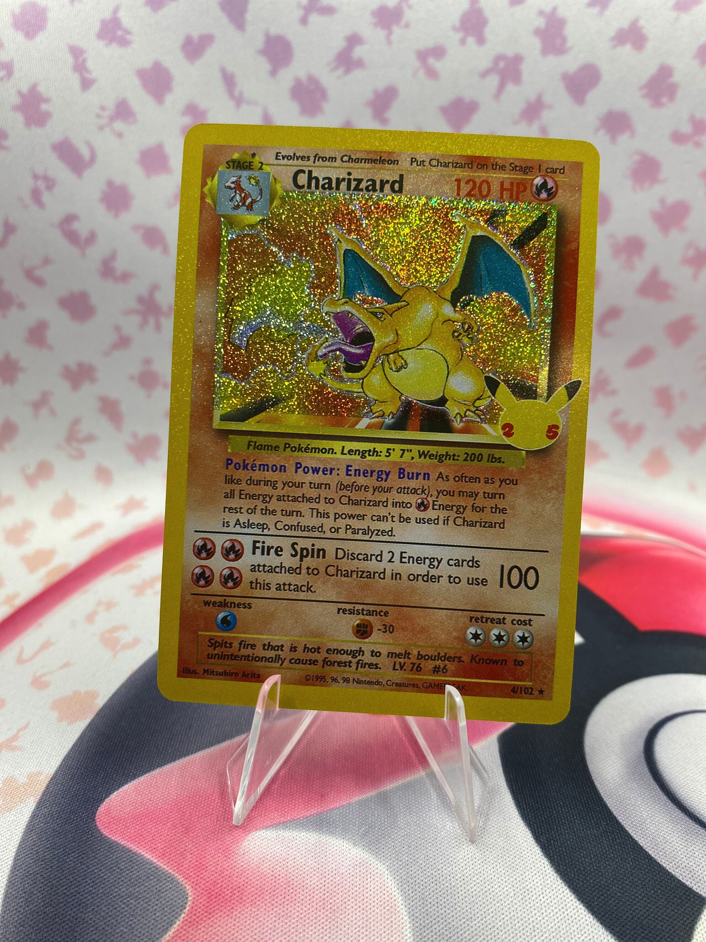 CHARIZARD Custom Proxy High-quality Pokemon Card - Etsy