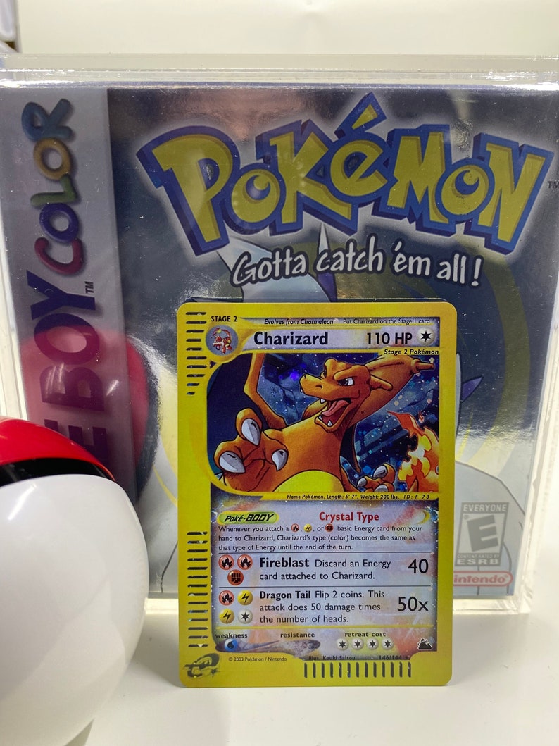 CHARIZARD Custom Proxy High-quality Pokemon Card - Etsy