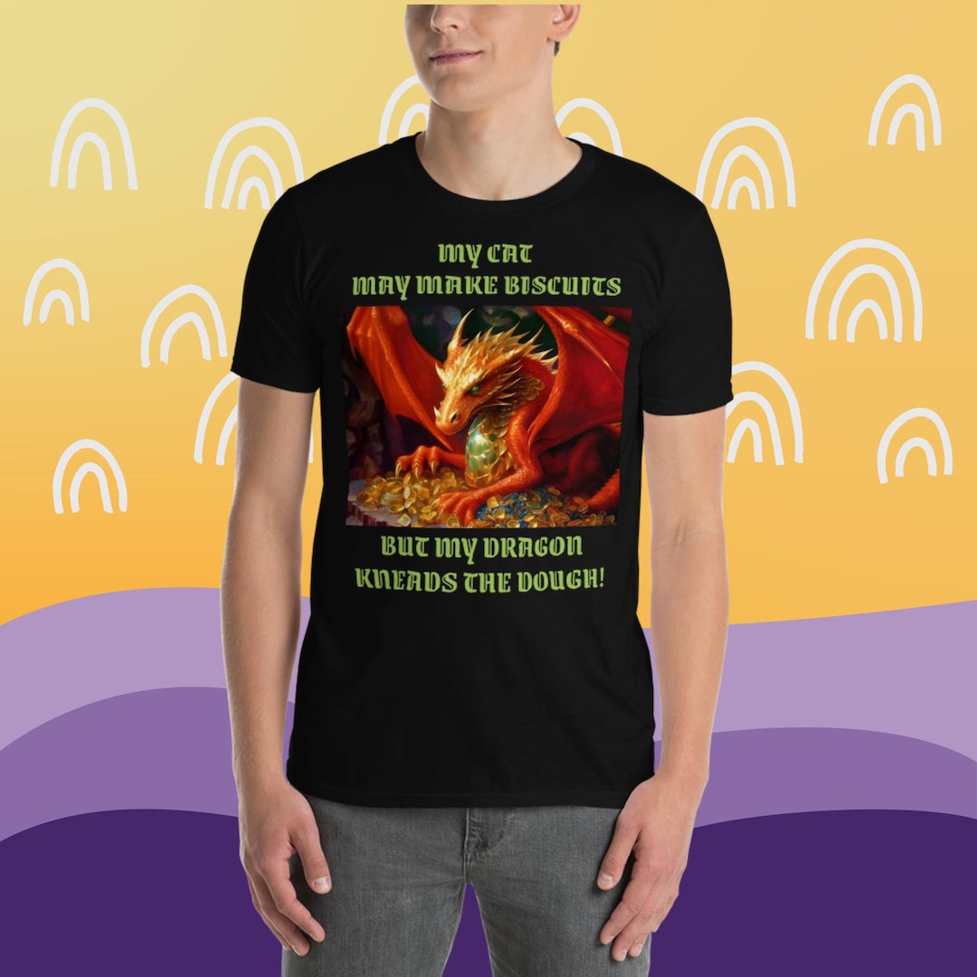 DRAGON DAD JOKE Red Dragon T Shirt Gift Idea Fantasy Humor - Etsy