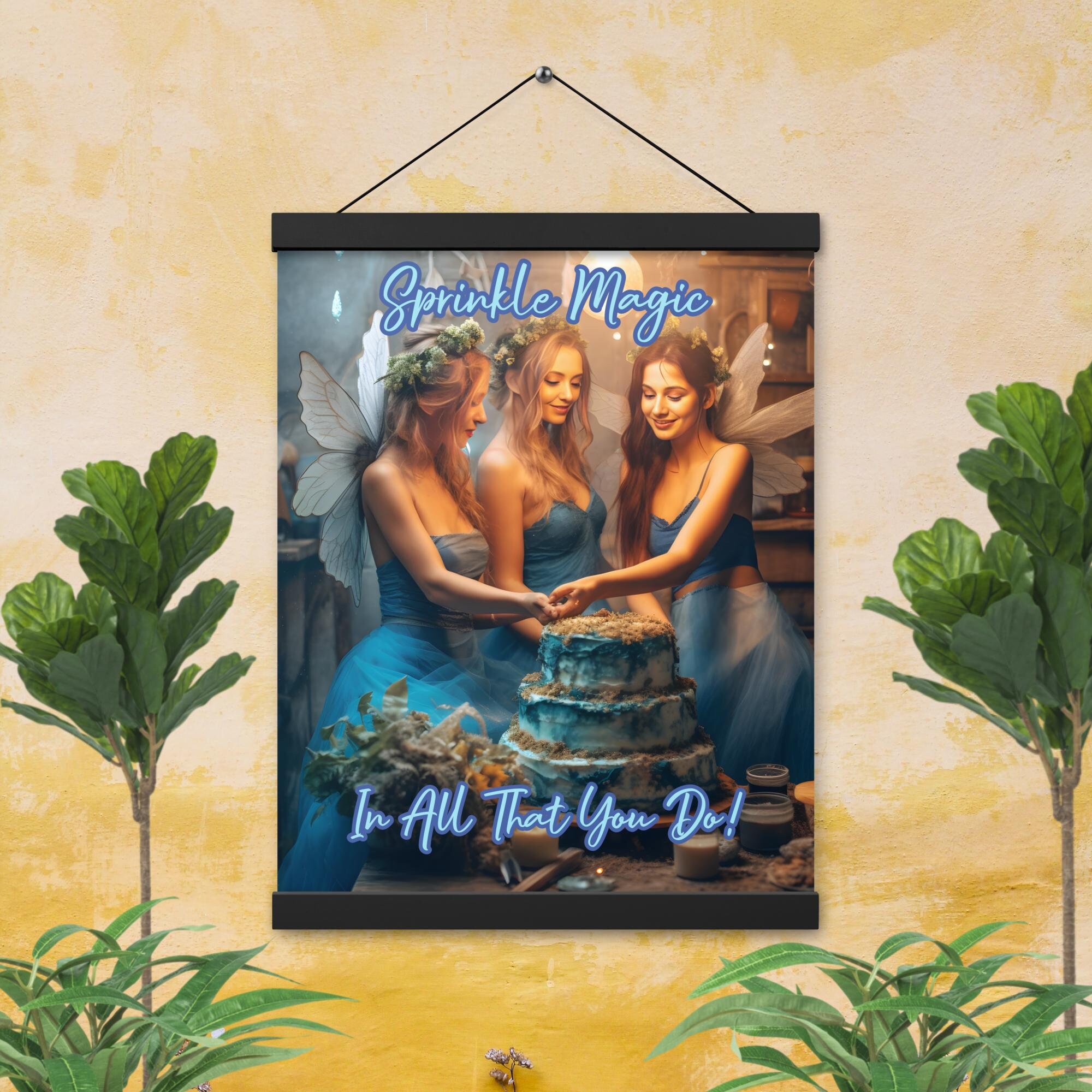 MAGIC FAIRY FANTASY Motiv Feen Backen Kuchen Art Print Poster - Etsy.de