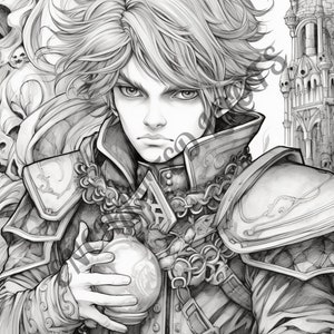 30 FANTASY COLORING PAGES Designed for Adults or Advanced Coloring ...