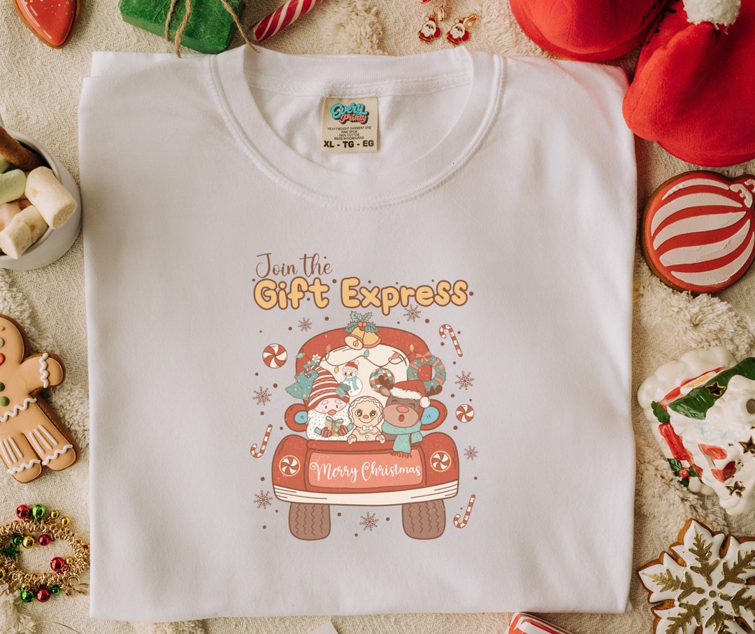 Christmas Retro Shirt, Retro Santa Shirt, Christmas Tree Tshirt ...
