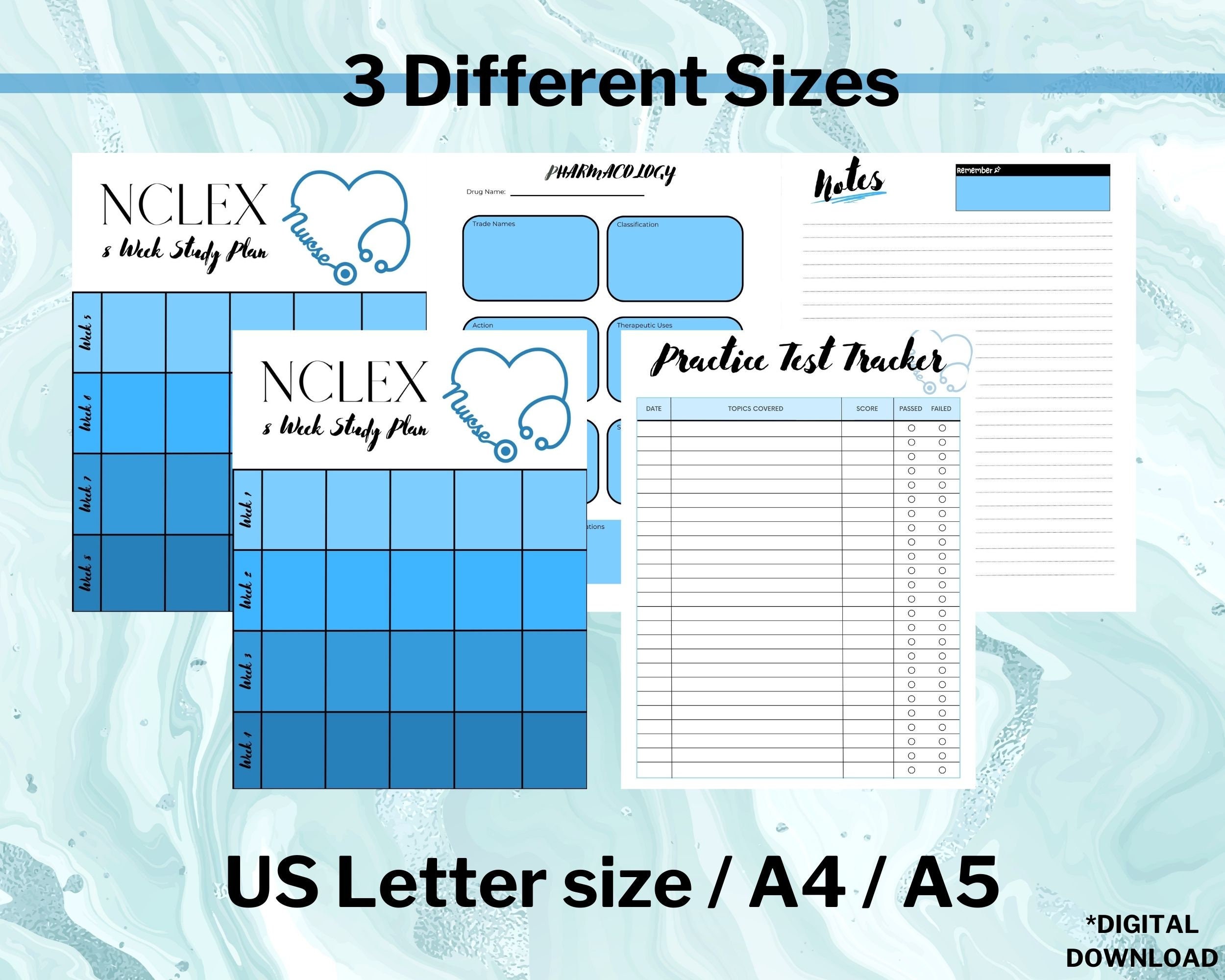 NCLEX Study Plan (FILLED), Study Plan for National Council Licensure ...