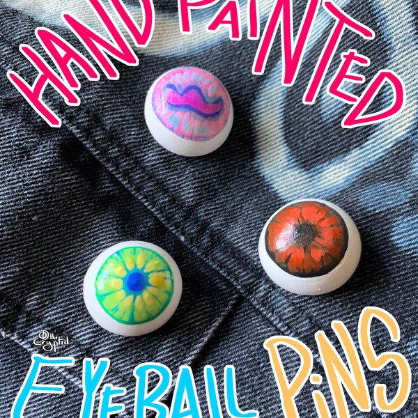 Eyeball Pin - Etsy