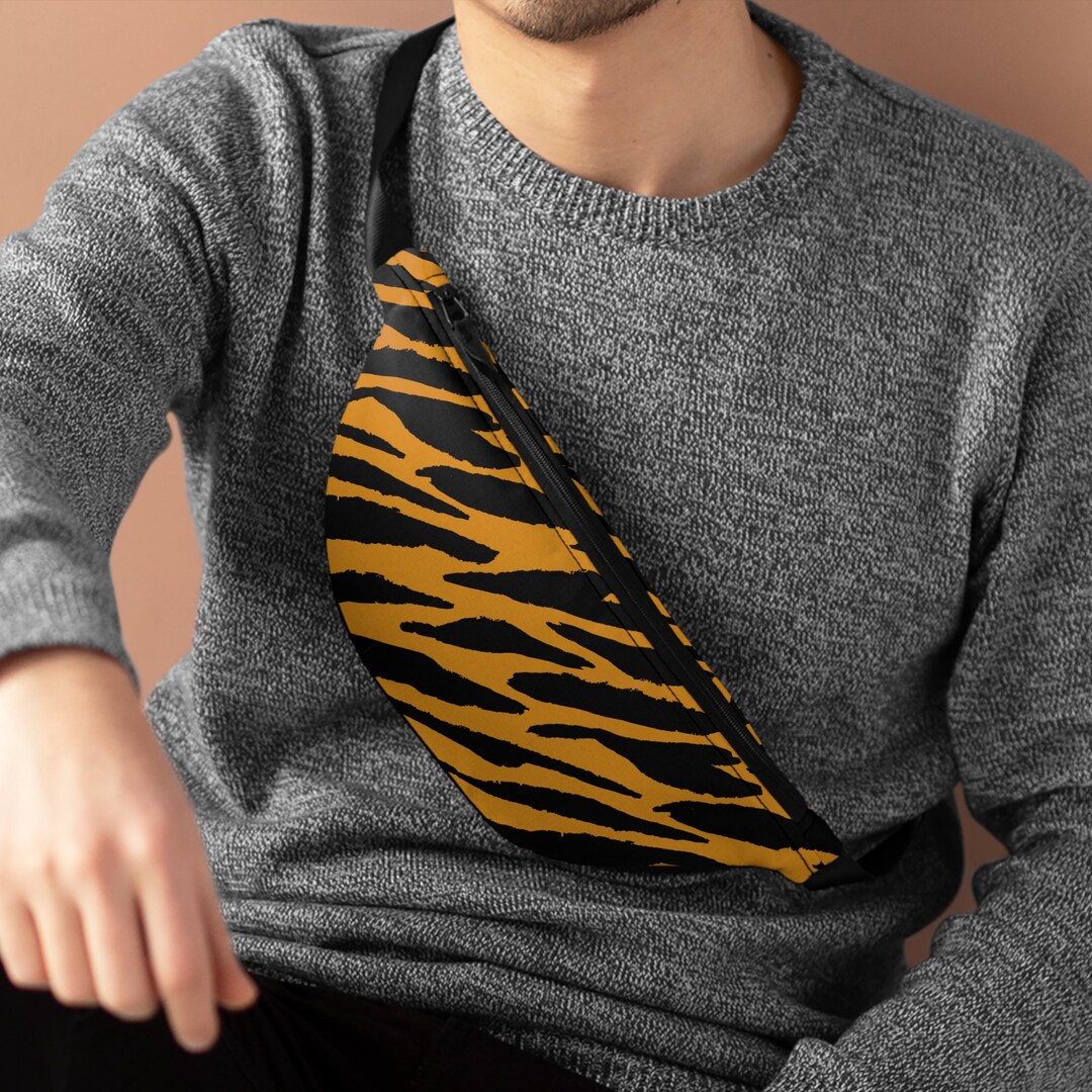 Tiger Fanny Pack! Fun Summer Bag Tiger Stripe Fanny Pack Animal Fanny ...