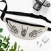 Skeleton Hand Bag Skeleton Crossbody Bag Halloween Fanny Pack Hip Pack ...