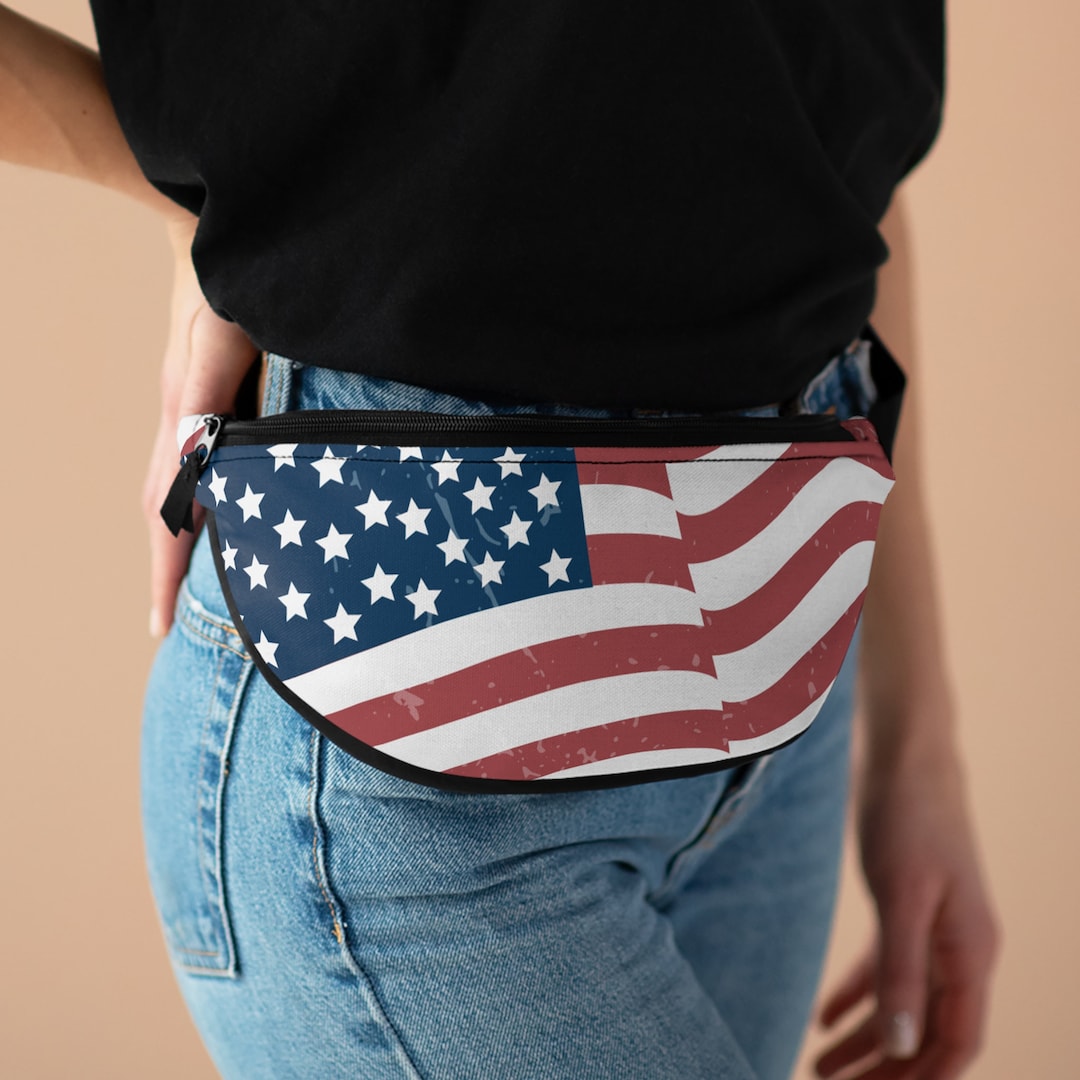 American Flag Fanny Pack! America Bag American Pack USA Fanny Pack ...