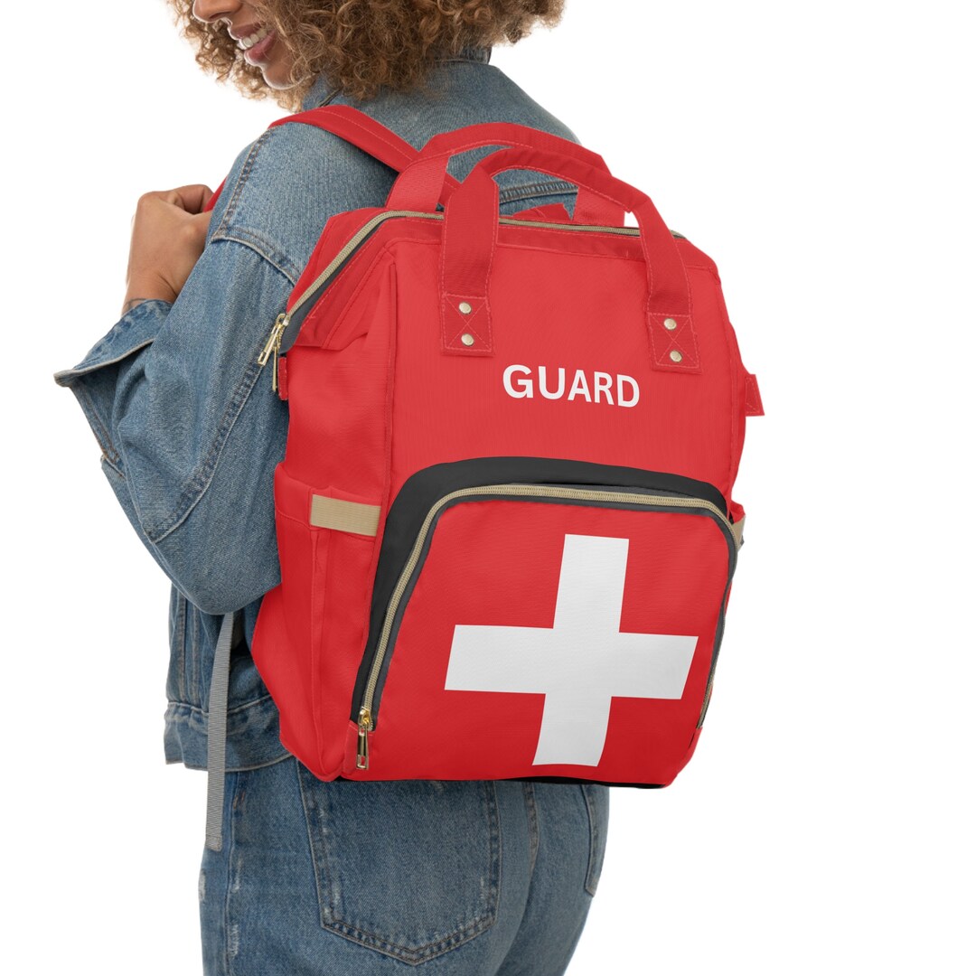 Lifeguard Backpack Multifunctional Custom Backpack Extra Storage ...