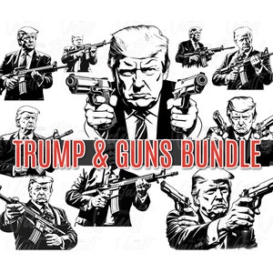 PNG Donald Trump 2024 MAGA Vote Trump 2nd Amendment Trump and Guns ...