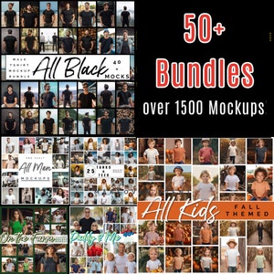 1500+ Mockups Mega Bundle and Growing Every Day! Tshirt Mockup Tank Top ...
