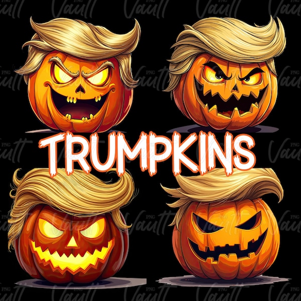 Donald Trump Pumpkin Template - Etsy