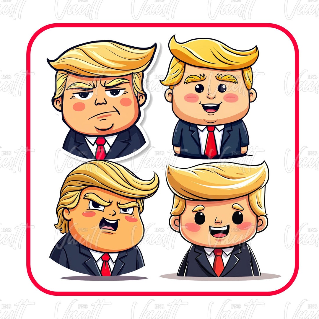PNG Donald Trump Clipart | Trump Image for Stickers | Trump Designs SVG ...