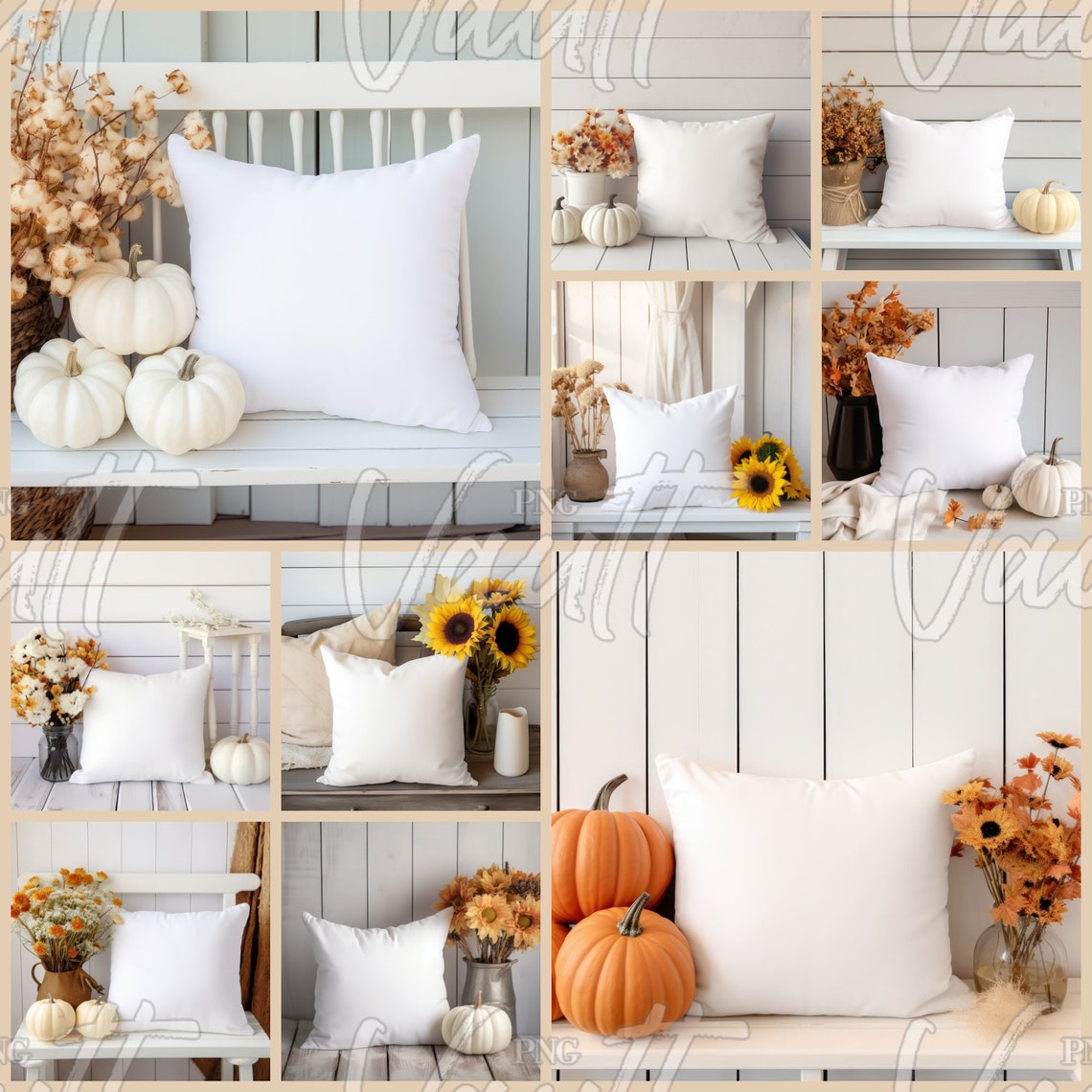 50+ Fall Throw Pillow Mockup Pillow Mock up Bundle Throw Pillow Mock up ...