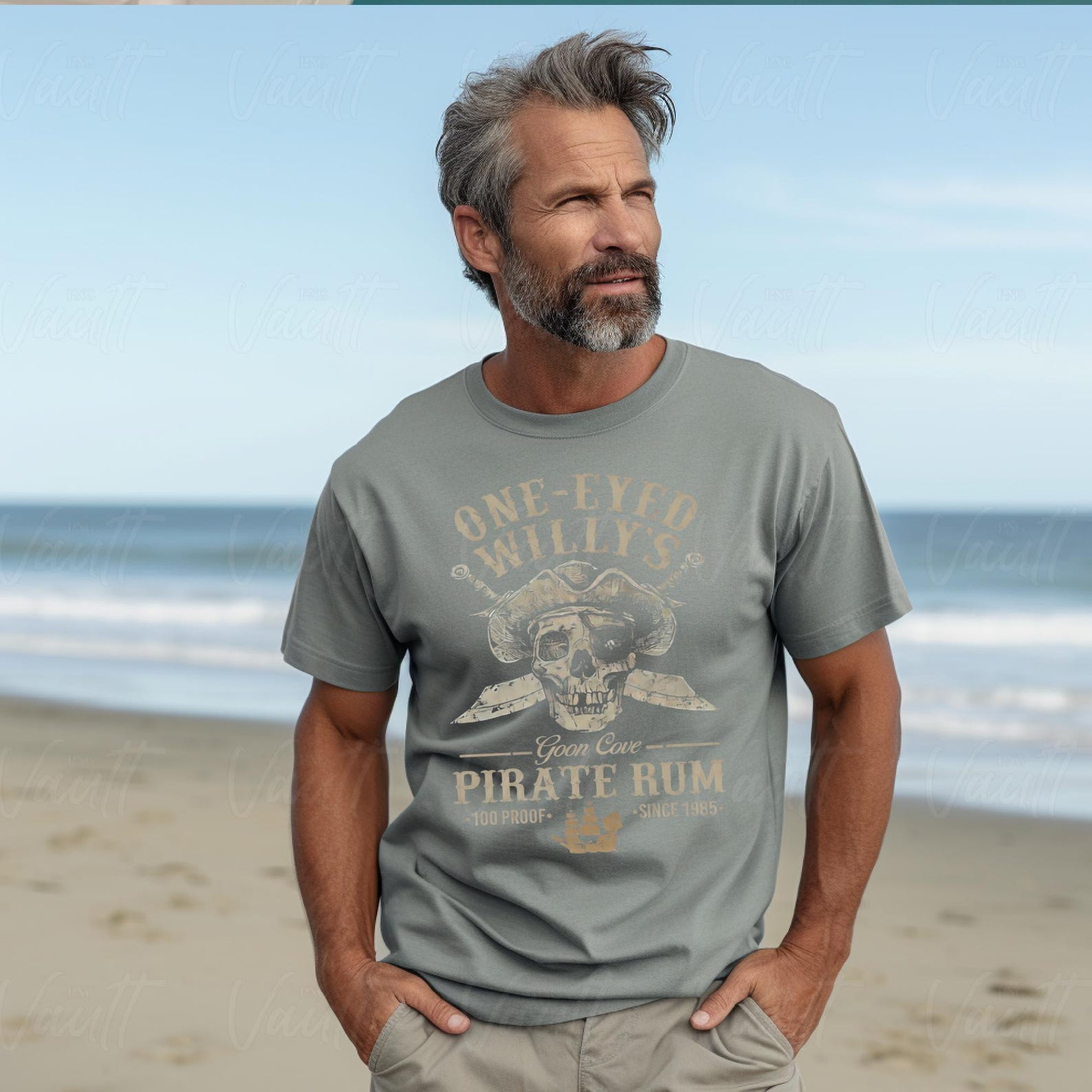 PNG One Eyed Willies Rum | Pirate Rum | Skull Pirate With Swords ...